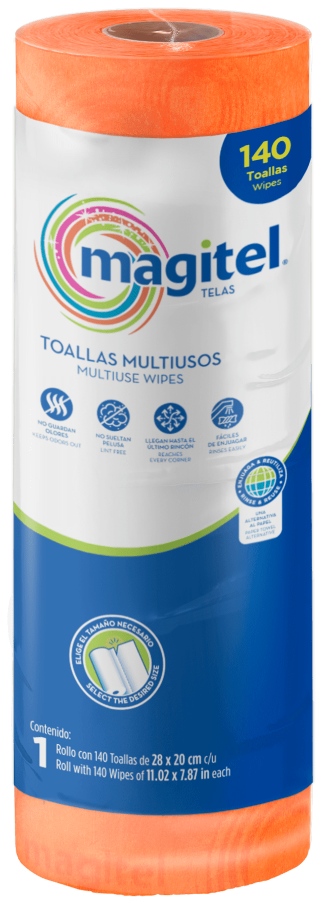Rollos 140 hojas c/u - Magitel®