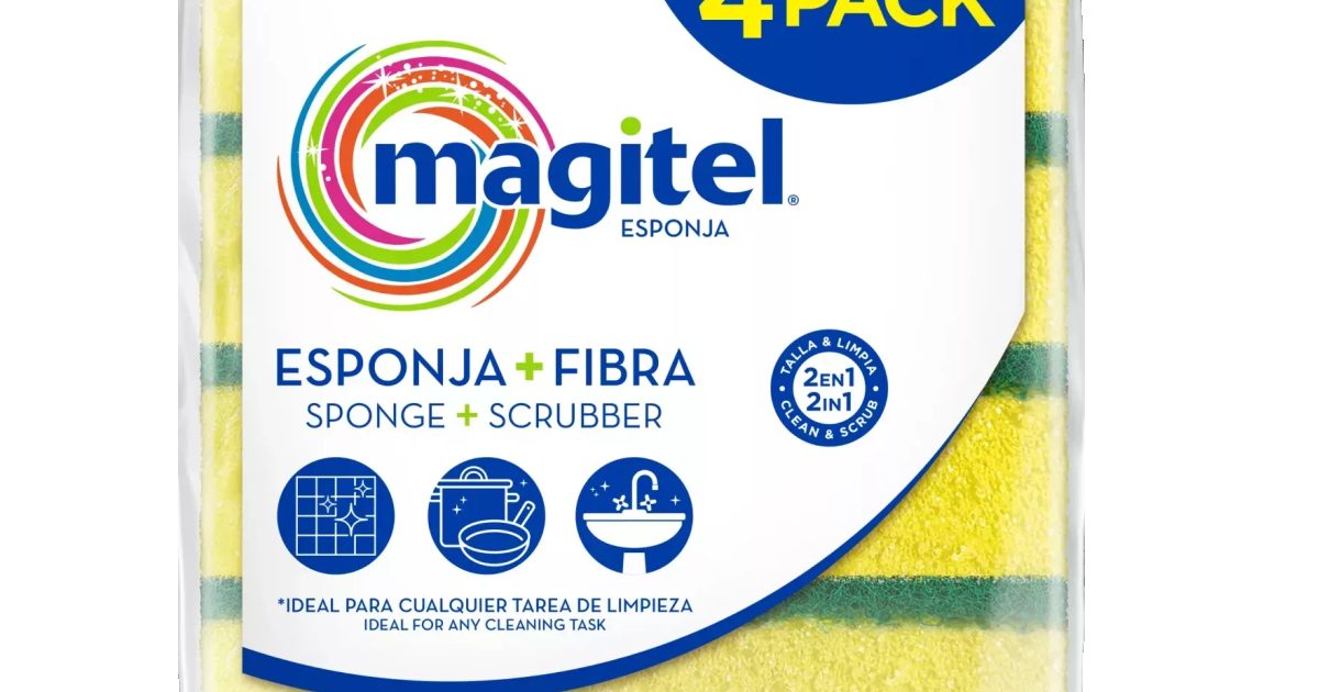 Esponja + Fibra 4 pack - Magitel®